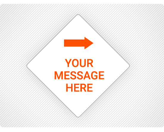 Custom Floor and Wall Signs - You design it. We create it. No extra charge!