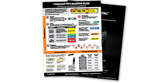 FREE Canadian Pipe Marking Quick Guide from Creative Safety Supply