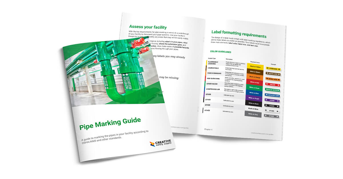 Free Pipe Marking Guide and Poster